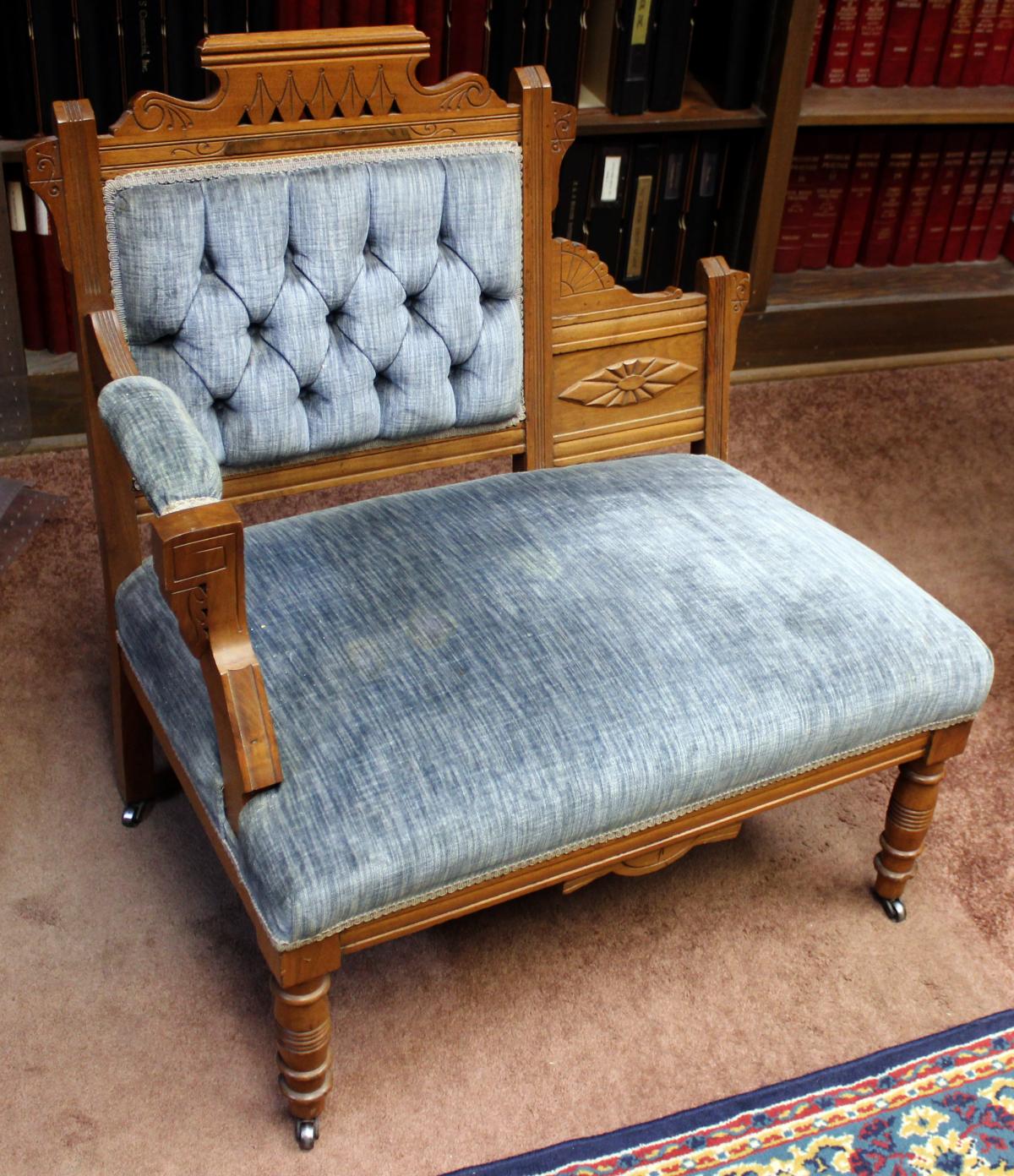 #2: A VICTORIAN EASTLAKE-STYLE BUSTLE BENCH