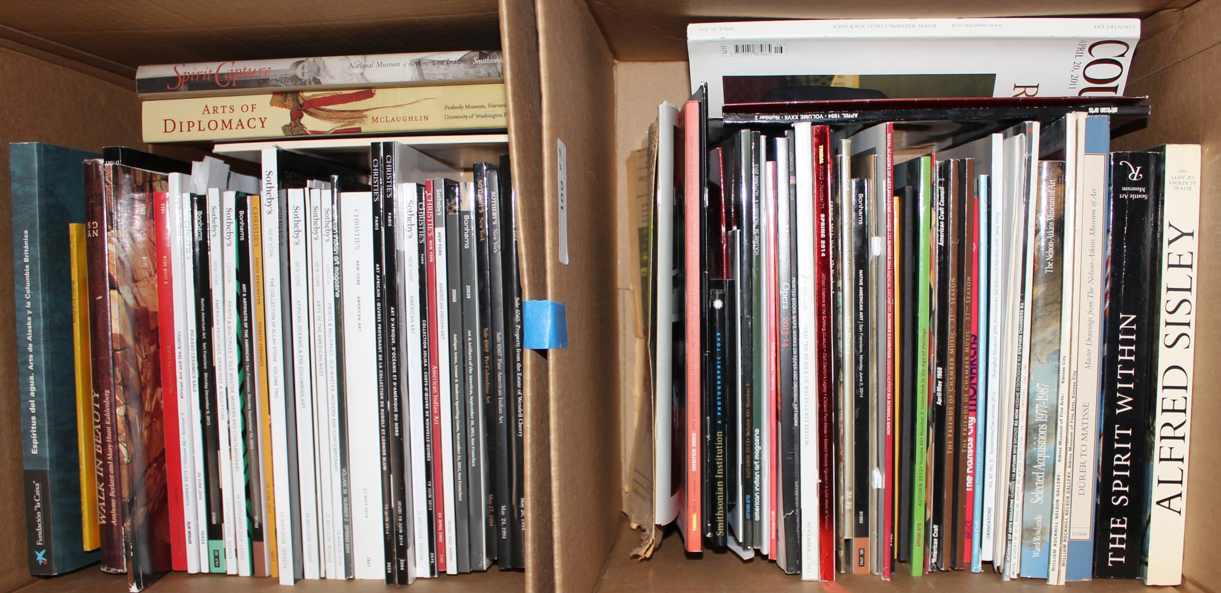 #151: ART COLLECTIONS, AUCTION CATALOGS